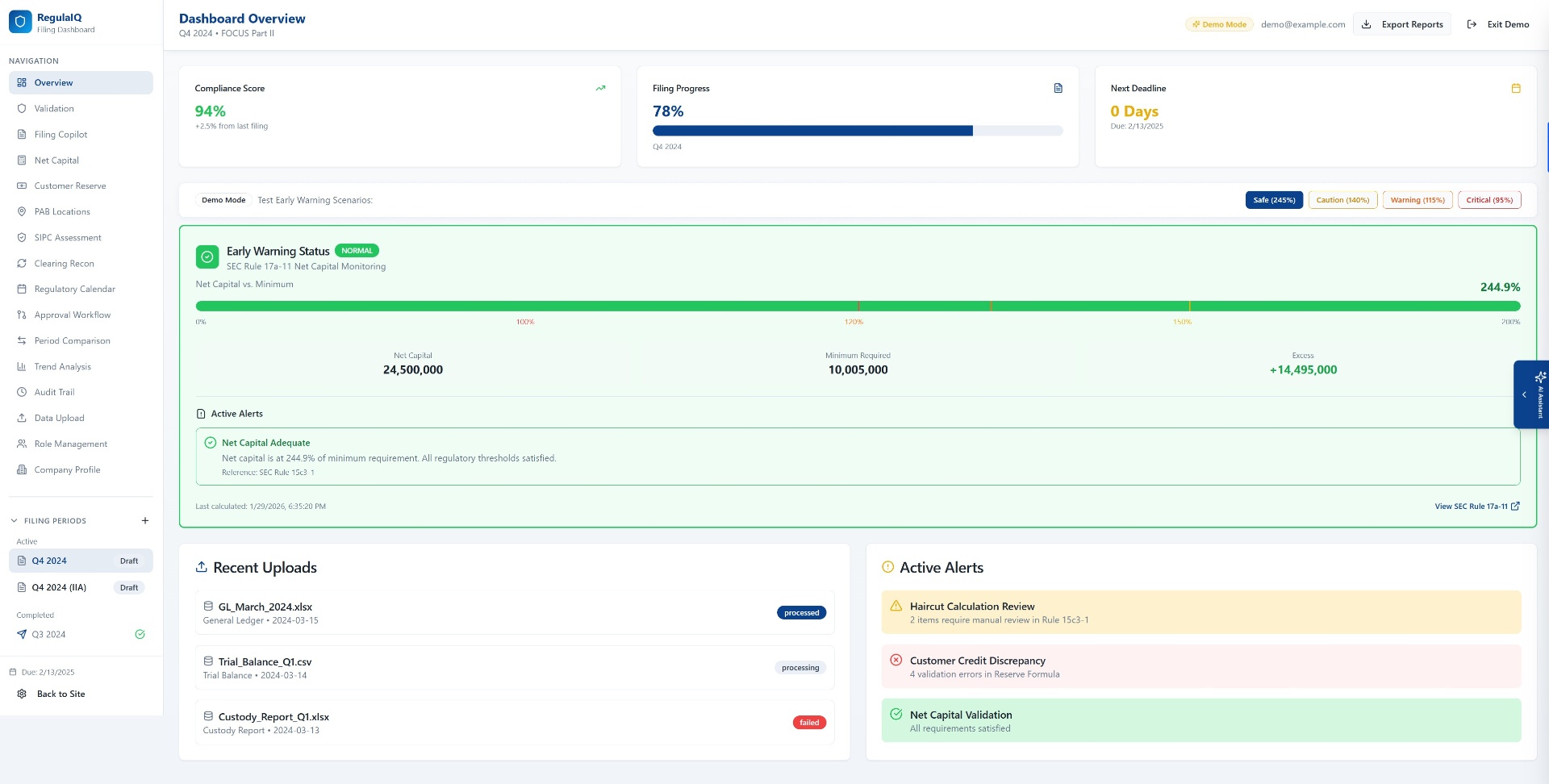 RegulaIQ - AI-Powered Compliance for Broker-Dealers